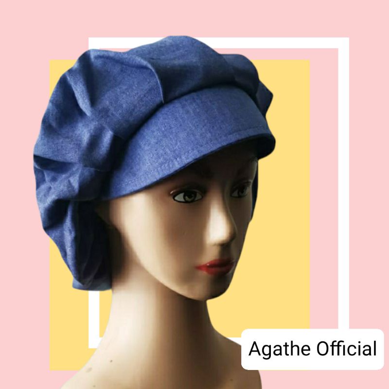 Jual HAIRNET TOPI KAIN / Hair Cap / Nurse Cap | Shopee Indonesia
