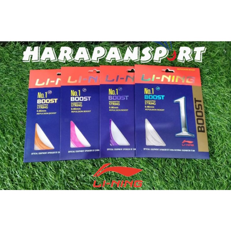 Jual SENAR BADMINTON LINING 1 BOOST ORIGINAL | Shopee Indonesia