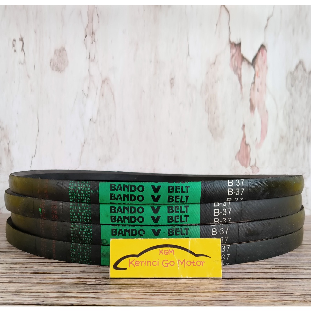 Jual Bando Van Belt B-37 V Belt Tali Kipas B37 Fan Belt Vanbelt Polos | Shopee Indonesia