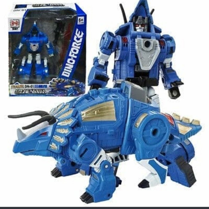 Jual BMB Robot Dino Force Transformers Triceratops | Shopee Indonesia
