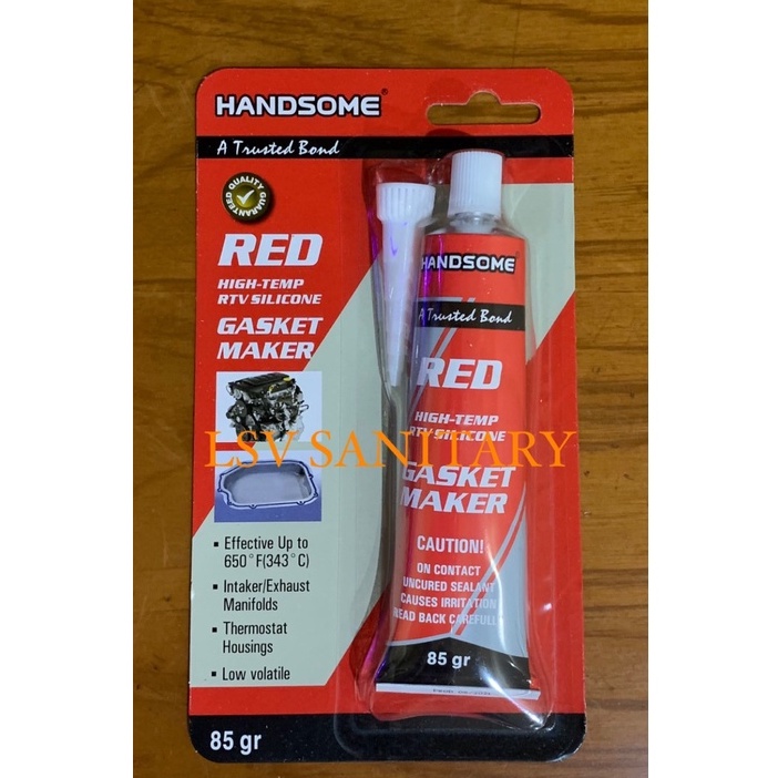 Jual LEM RED SILICONE / LEM GASKET / LEM SILICONE RED 85 gram | Shopee ...