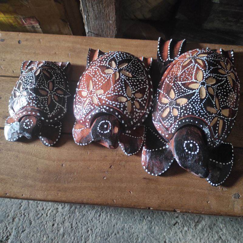 Jual ASBAK ROKOK KURA KURA/ ASBAK ROKOK DARI KAYU BALI/ASBAK 1 SET ...