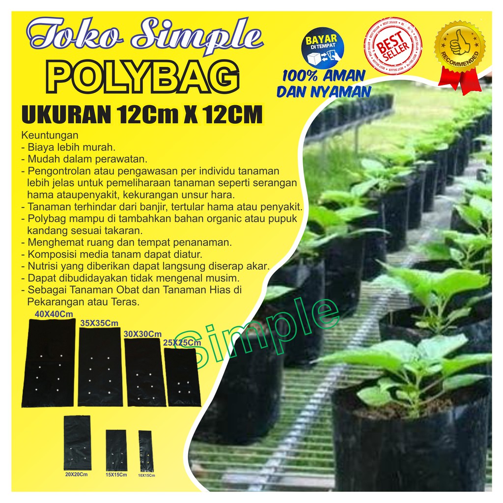 Jual POLIBEK I POLYBEK I POLYBEG I POLIBAG I POLYBAG TANAMAN POT SEMAI ...
