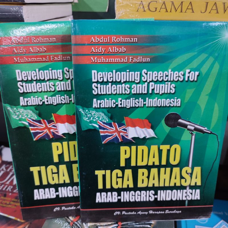 Jual Pidato 3 Bahasa - Pidato Tiga Bahasa Arab - Inggris - Indonesia ...