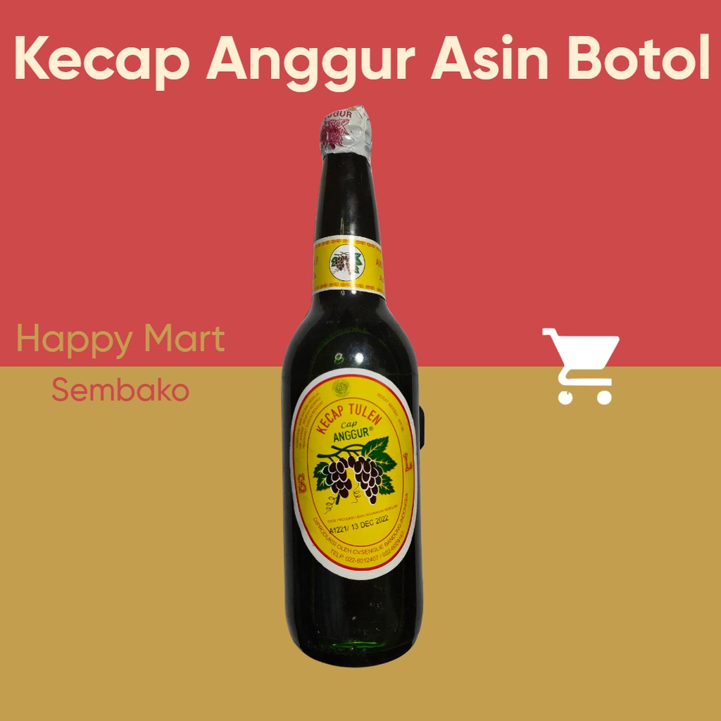Jual KECAP ASIN ANGGUR 600ML BOTOL | Shopee Indonesia