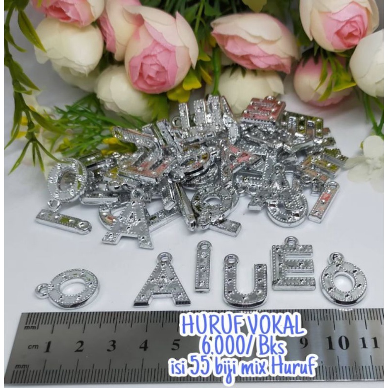 Jual Variasi Huruf Doff Abjad dan Huruf silfer Vokal | Shopee Indonesia