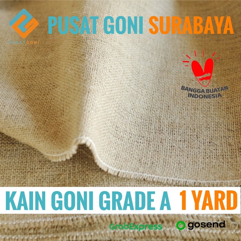 Jual Kain Goni Baru 1 Yard Lokal | Karung Goni Lembaran Surabaya ...