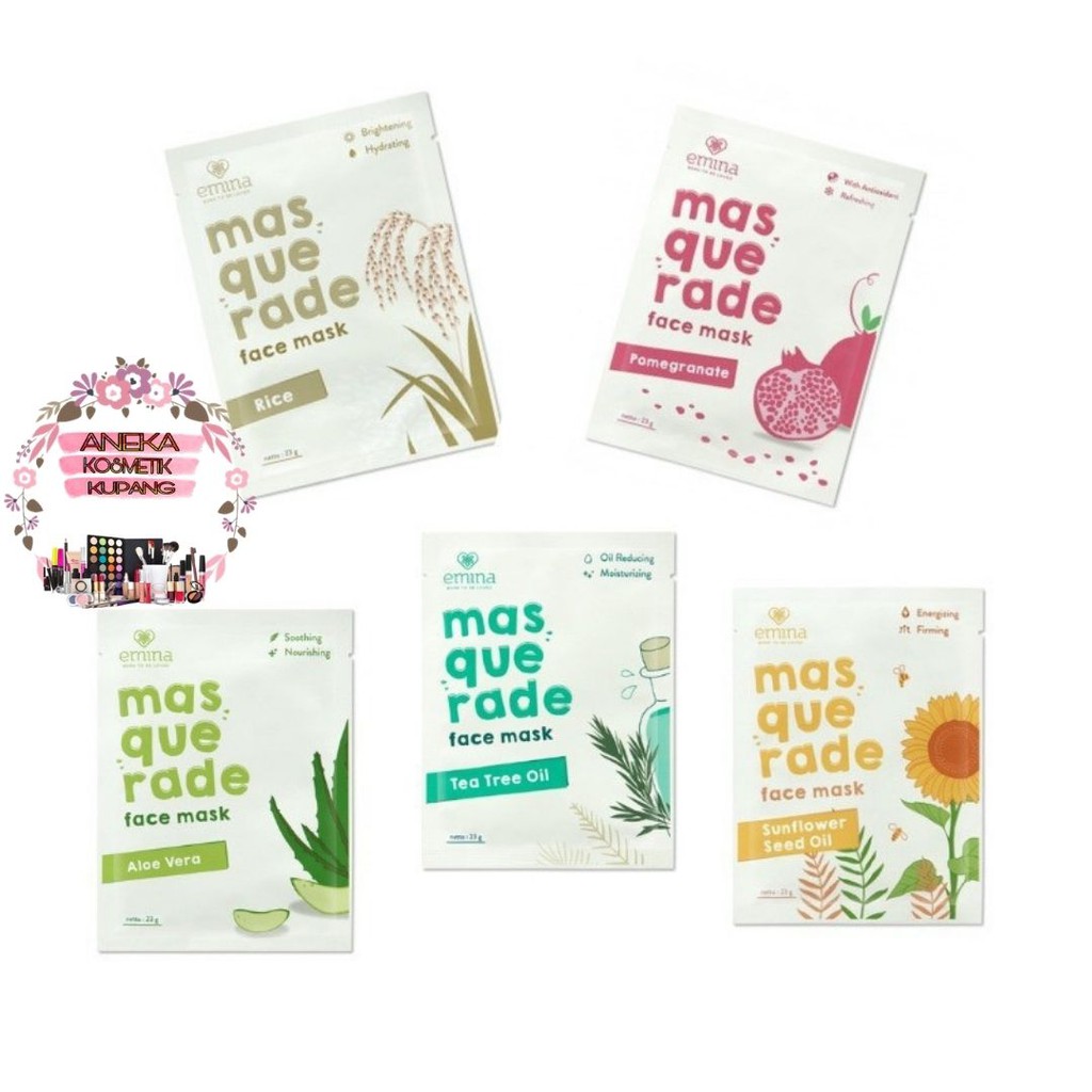 Jual EMINA MASQUERADE FACE MASK - Emina Sheet Mask | Shopee Indonesia