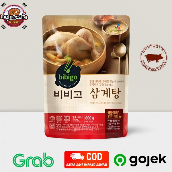 Jual CJ Bibigo Samgyetang 800g - Korean Traditional Chiken Ginseng Soup | Shopee Indonesia
