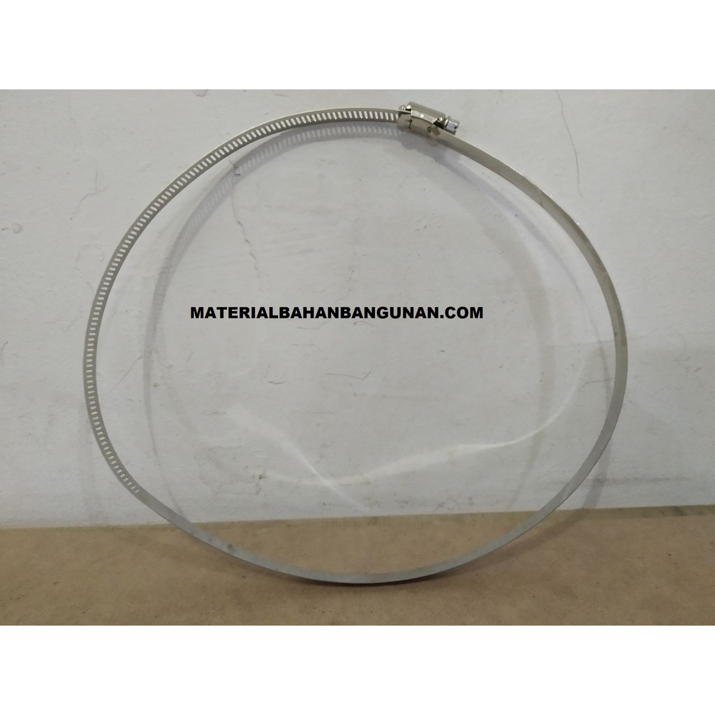 Jual Klem Selang Galvanis Diameter 9 Inch Pengencang Penjepit Selang ...