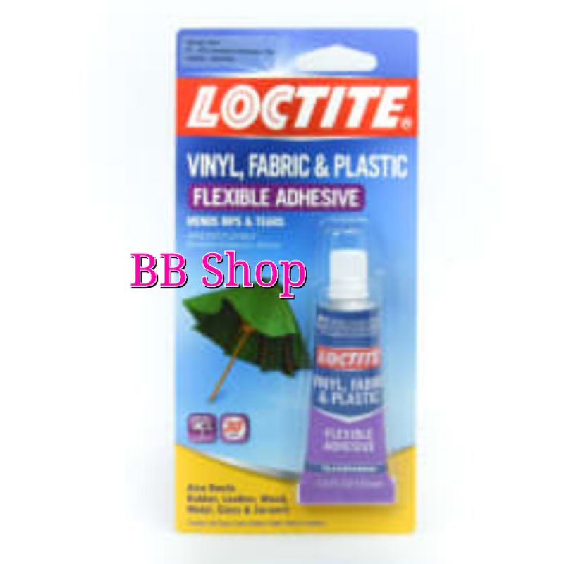 Jual LOCTITE PEREKAT FLEKSIBEL SERBAGUNA GLUE VINYL FABRIC PLASTIC ...