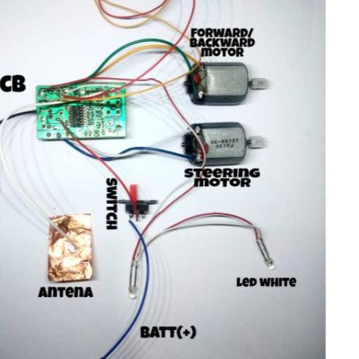Jual PCB01 MODUL PCB DAN REMOTE RC MOBIL RC REMOTE CONTROL 4ch / pcb ...