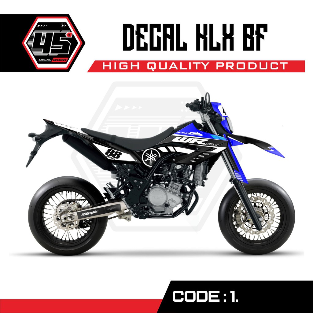 Jual DECAL WR155R CUSTOM DESAIN LAMINASI GLOSS ATAU DOFF | Shopee Indonesia