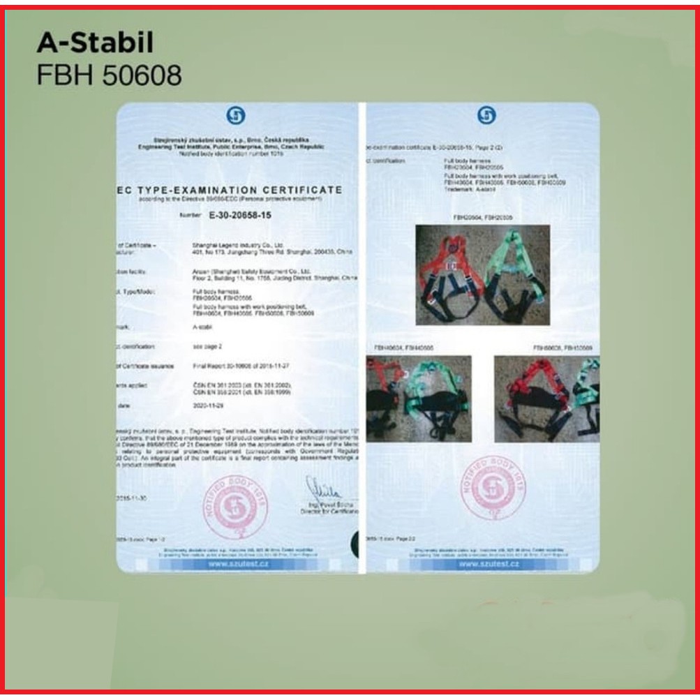 Jual FULL BODY HARNESS SAFETY BELT ASTABIL EXTENDERS 50608 ALAT ...