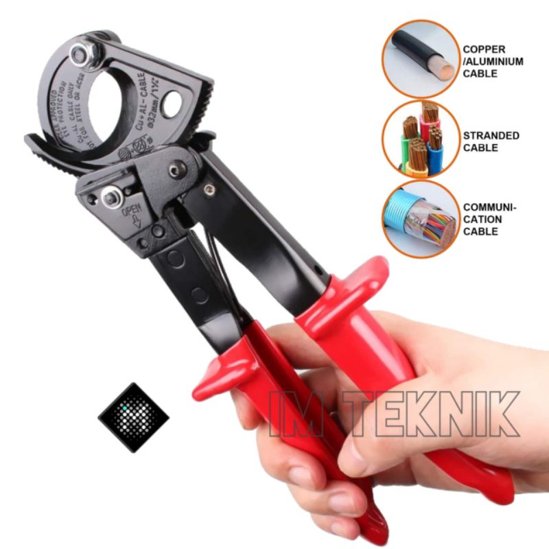 Jual Ratchet cable wire cutter 240 - 400mm pemotong kabel OPT TAIWAN ...