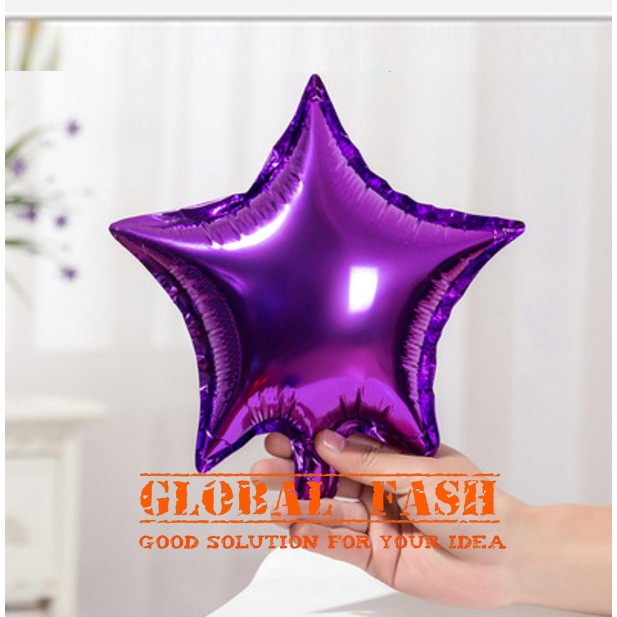 Jual balon foil star ungu mini / balon foil bintang mini / balon ...