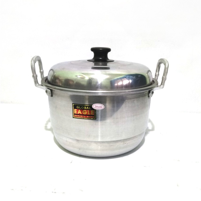 Jual Panci Kukus 20cm Global Eagle Dandang Langseng Steamer Alumunium ...