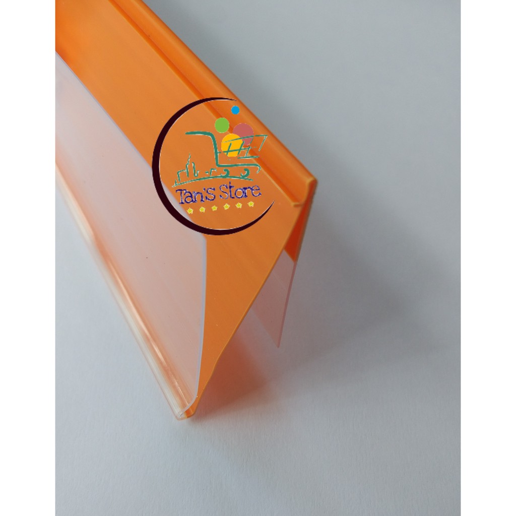 Jual Mika Harga Label Harga Rak Minimarket Warna Orange | Shopee Indonesia