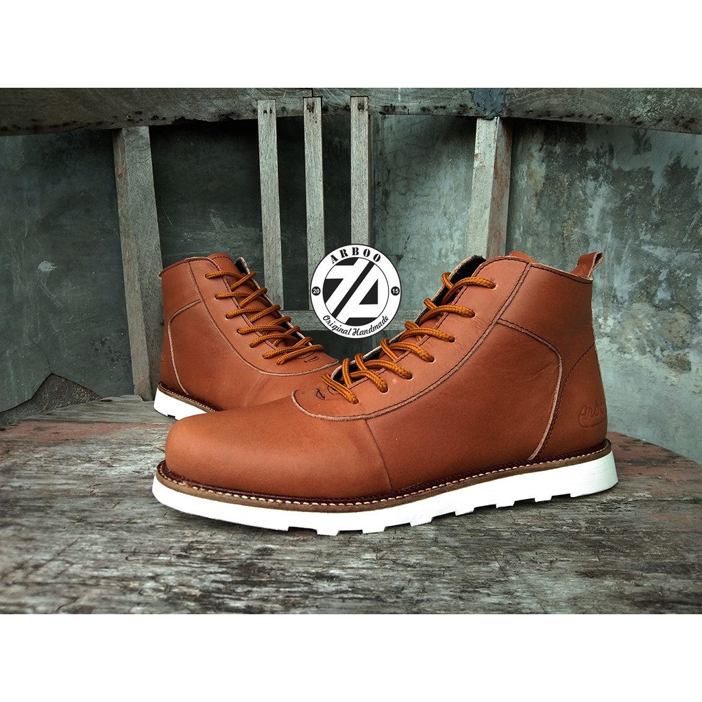 Jual Sepatu Brodo Casual Pria Kulit SAPI ASLI Original Arboo Real Pic ...