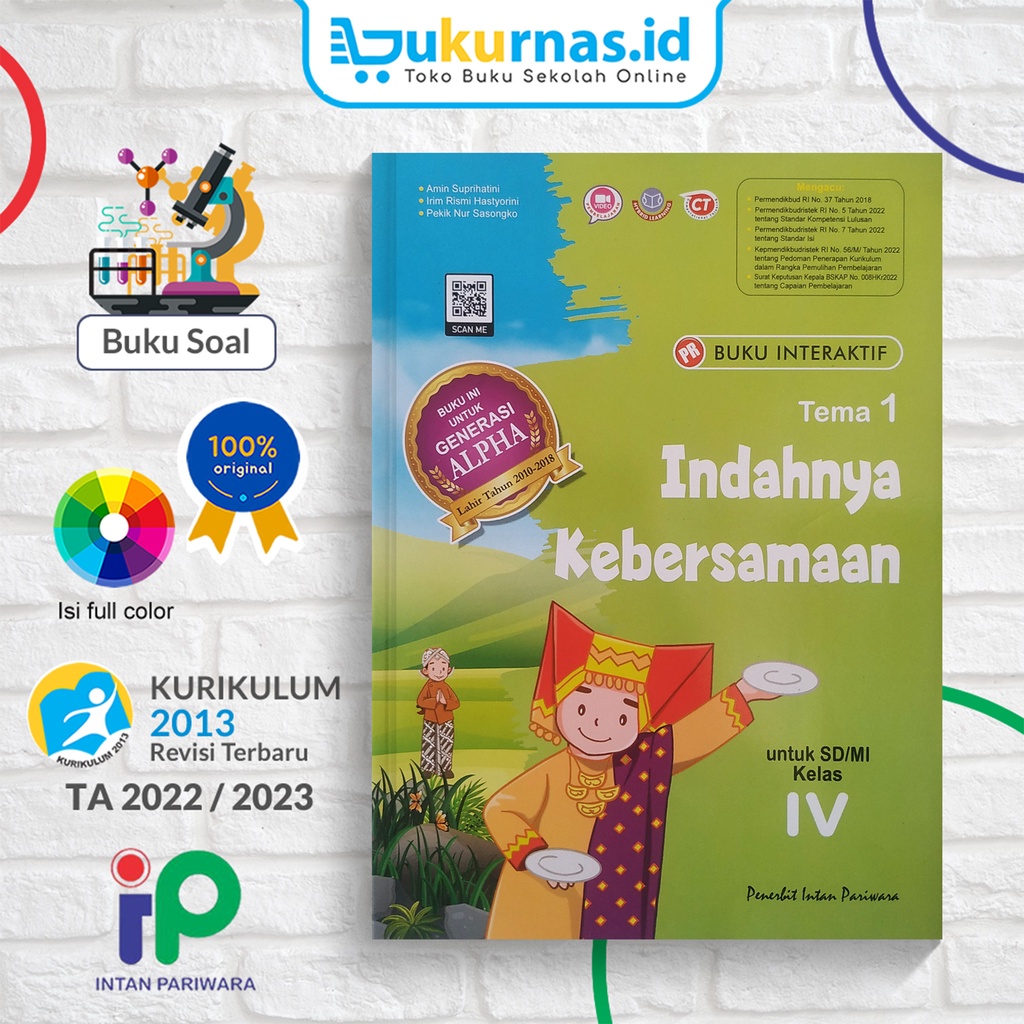 Jual Buku PR Interaktif SD/MI Kelas 4 Tema 1 - Intan Pariwara | Shopee Indonesia