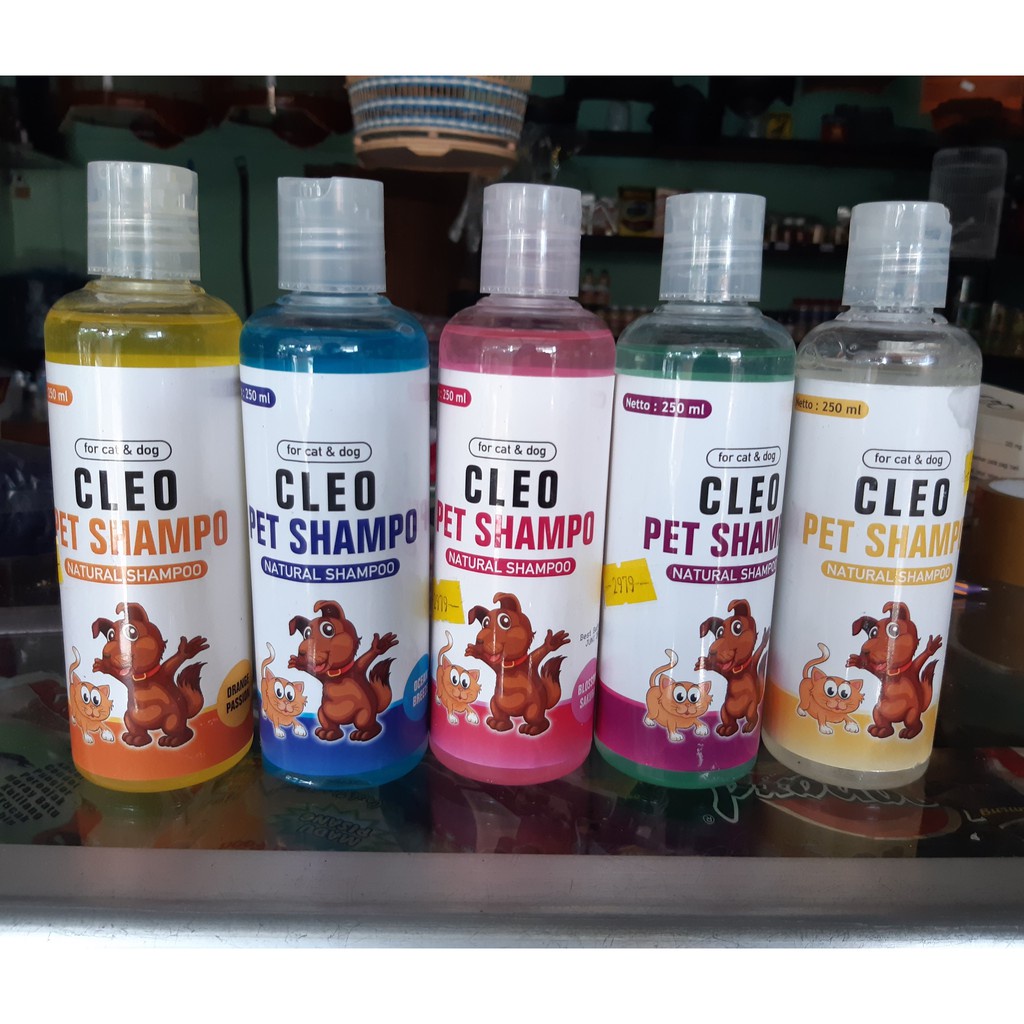 Jual MINIPETS Cleo Natural Shampo Untuk Anjing dan Kucing 250 ml ...