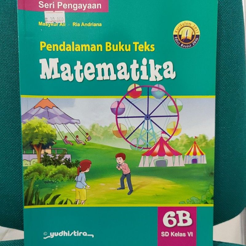 Jual BUKU SOAL PBT MATEMATIKA KELAS VI B YUDHISTIRA | Shopee Indonesia