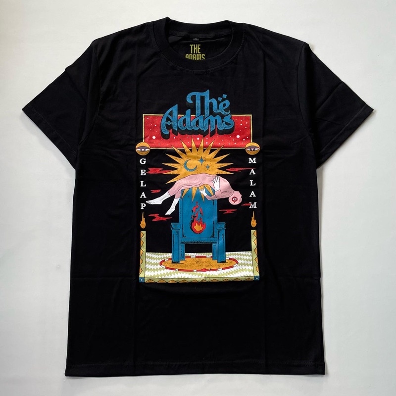 Jual Tshirt The Adams - Gelap Malam (Hitam) Official Merchandise ...