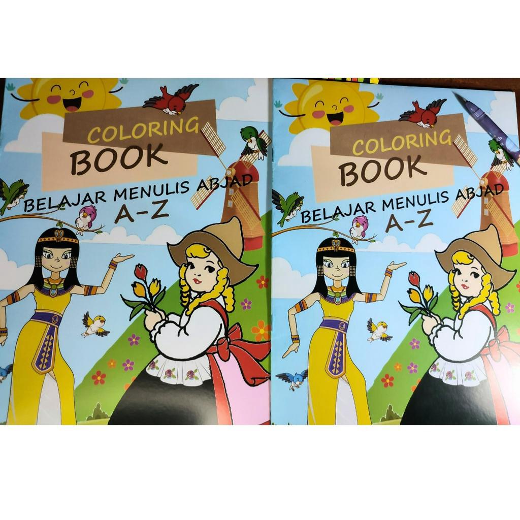 Jual BUKU MEWARNAI/COLORING BOOK ABJAD | Shopee Indonesia