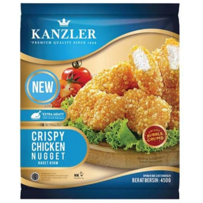 Jual KANZLER Crispy Bubble Chicken Nugget 450gr | Frozen Food | Makanan ...