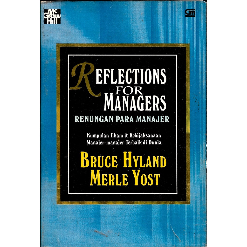 Jual REFLECTIONS FOR MANAGERS RENUNGAN PARA MANAJER KUMPULAN ILHAM ...