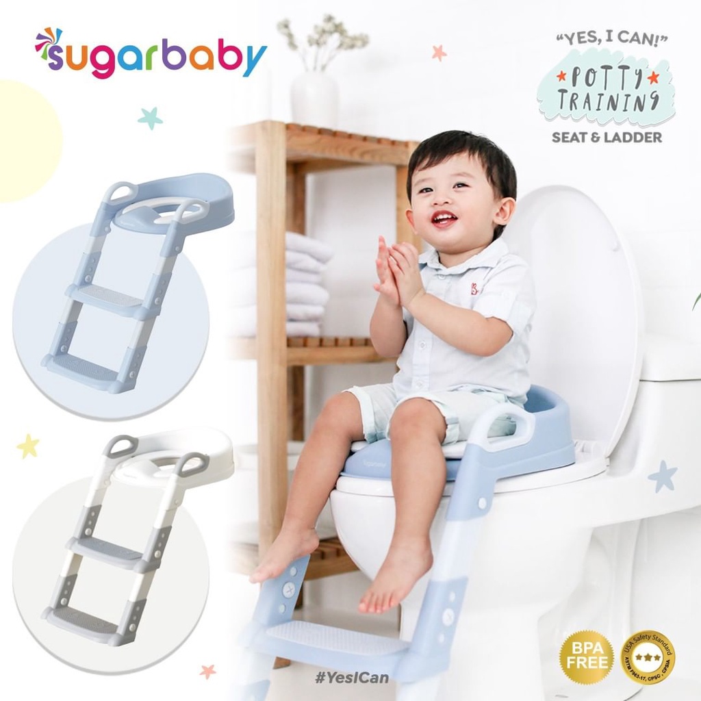 Jual SUGARBABY Potty Ladder Chair Seat Toilet Training Anak | DUDUKAN ...