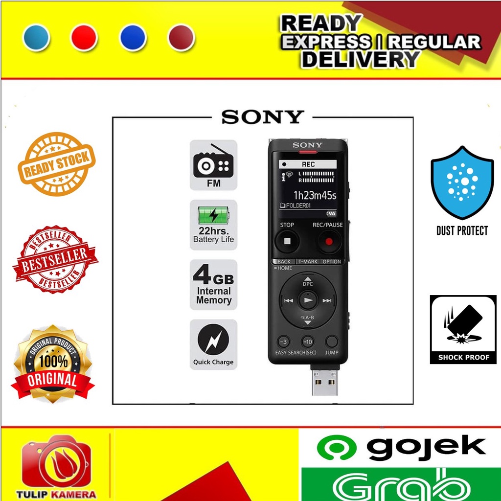 Jual Sony ICD-UX570F Voice Recorder | Shopee Indonesia
