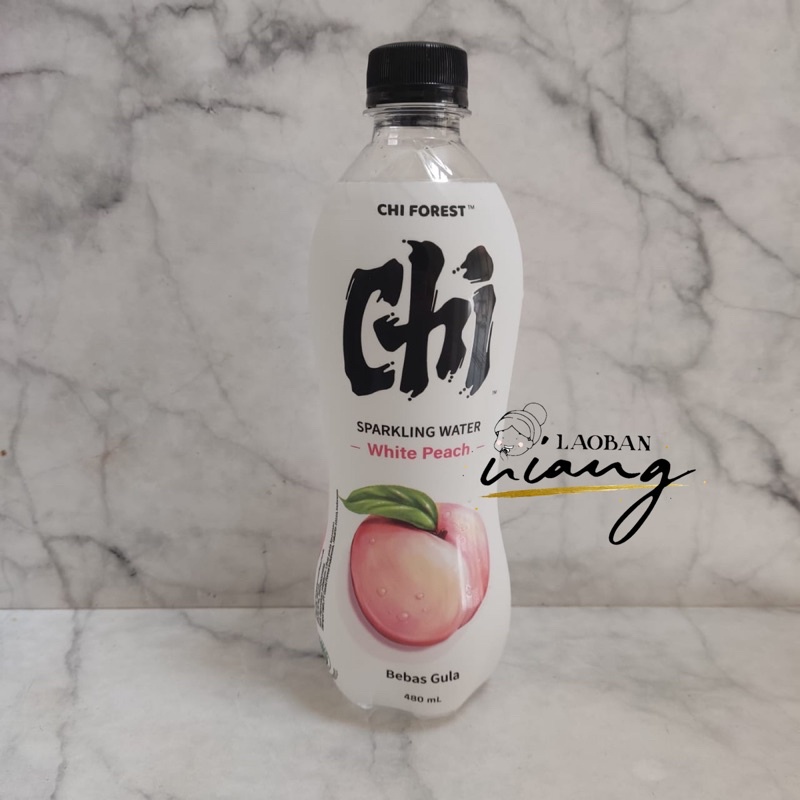 Jual Genki CHI forest fizzy sparkling water peach lychee air soda minuman impor china | Shopee ...
