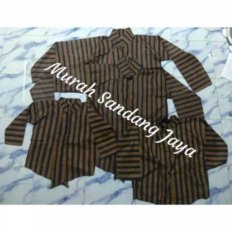 Jual Baju Surjan Adat Jawa/Surjan Lurik | Shopee Indonesia