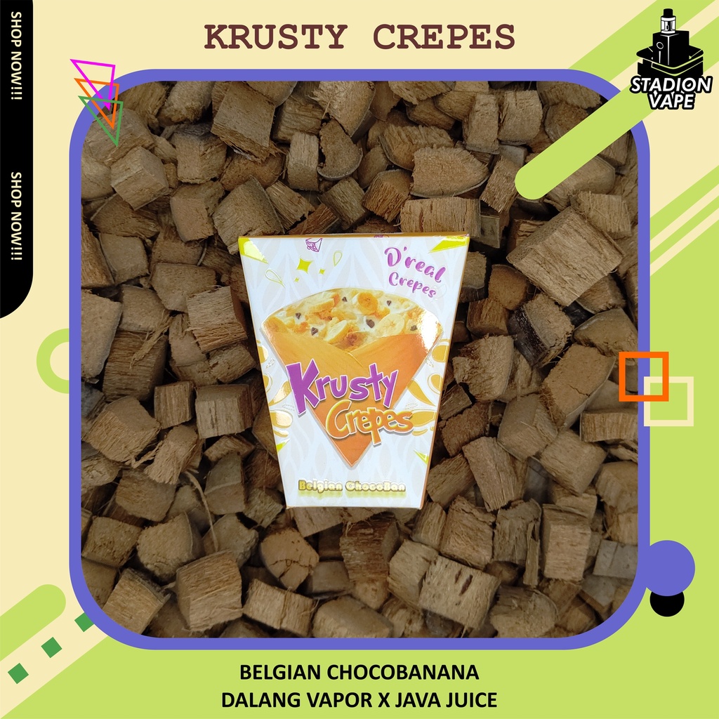 Jual LIQUID KRUSTY CREPES V4 60ML FREEBASE AUTHENTIC | Shopee Indonesia