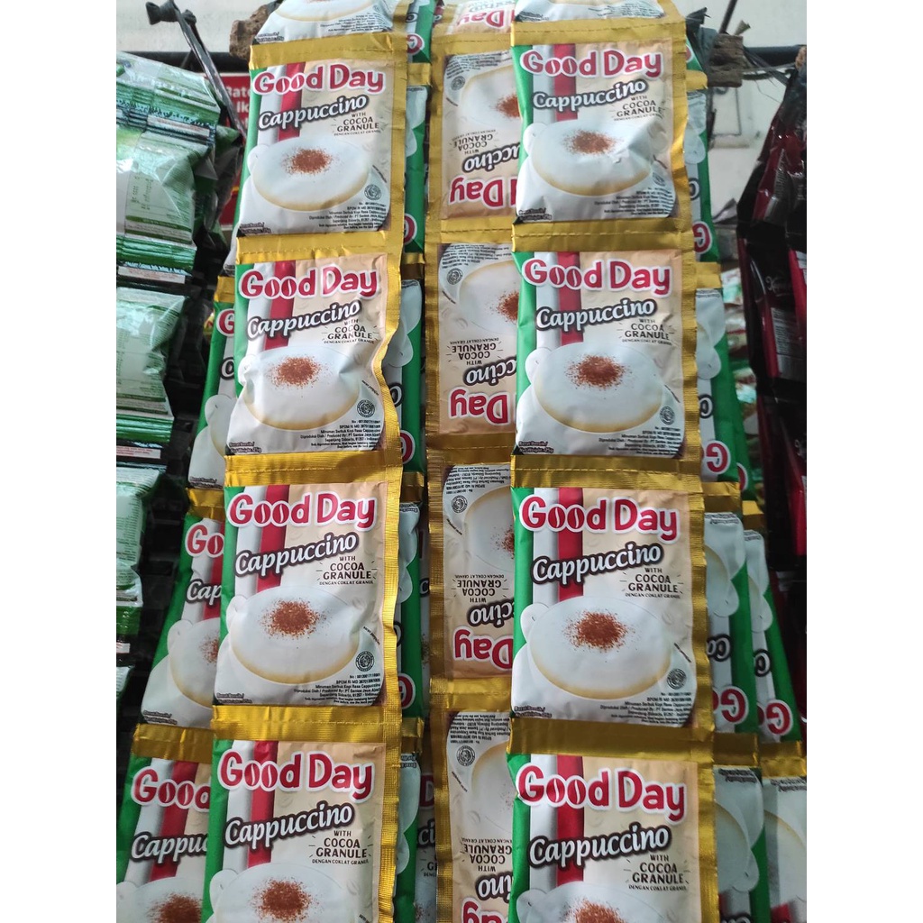 Jual Good Day Cappuccino Renteng ( 10×25gr ) | Shopee Indonesia