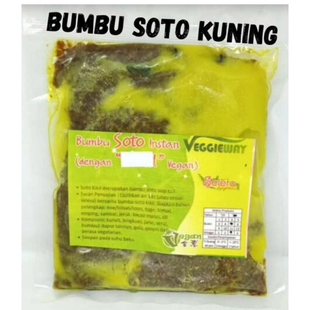 Jual VEGETARIAN VEGGIE WAY BUMBU SOTO VEGAN | Shopee Indonesia