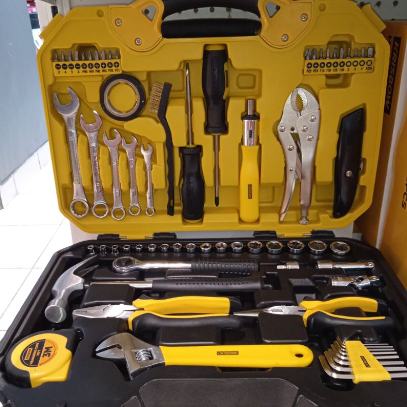 Jual Toolkit 66 tool kit set box Krisbow Perkakas Mekanik ORIGINAL ...