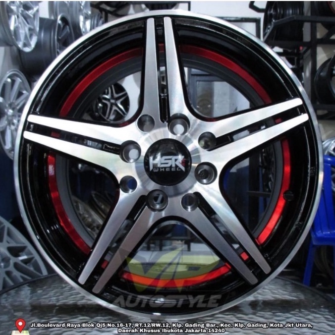 Jual Pelek Velg Racing Murah Ring 14 R14 HSR MENTAWAI R14 untuk Mobil ...