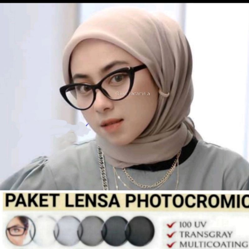 Jual kacamata wanita terbaru bisa request minus dan normal frame cewek ...