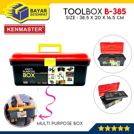 Jual Toolbox Kenmaster B385 Kotak Tempat Penyimpan Perkakas Alat Tool ...