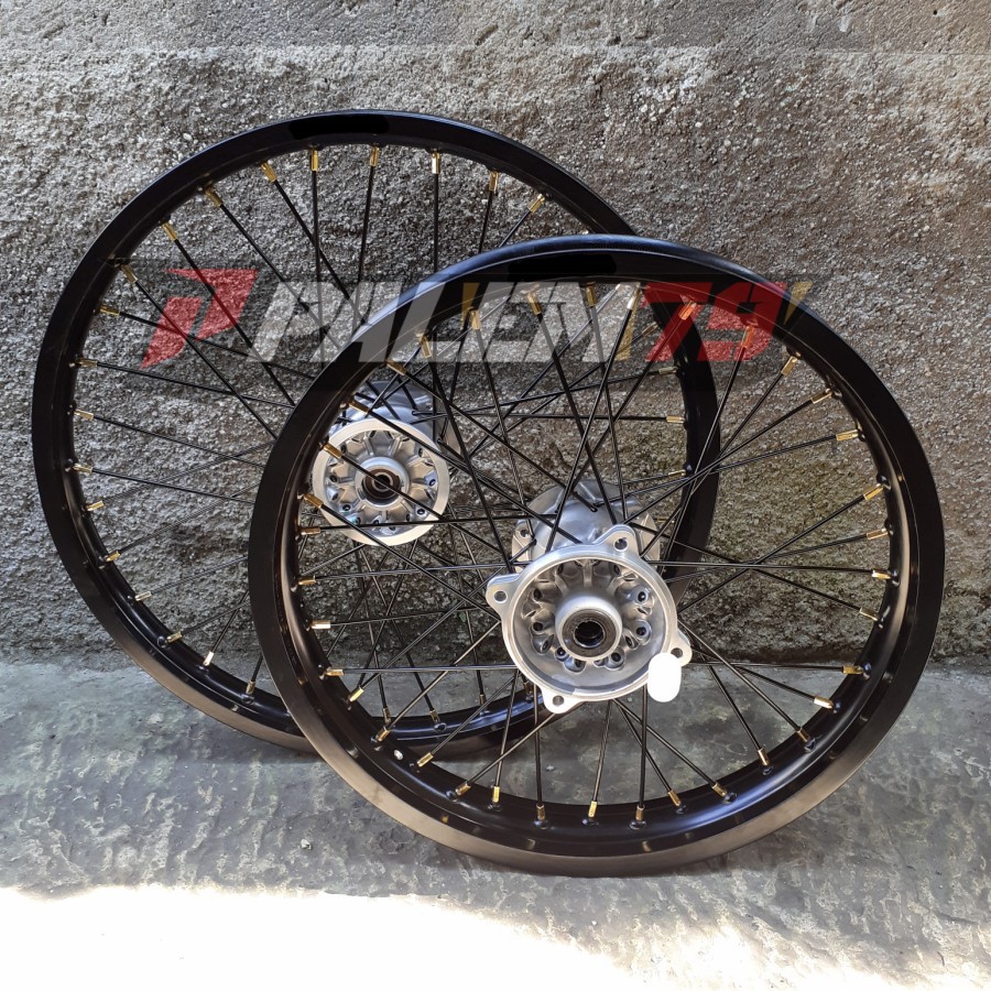Jual Velgset KLX 150 S L BF Dtracker Velg 21 18 Trail Velk Cross TK ...