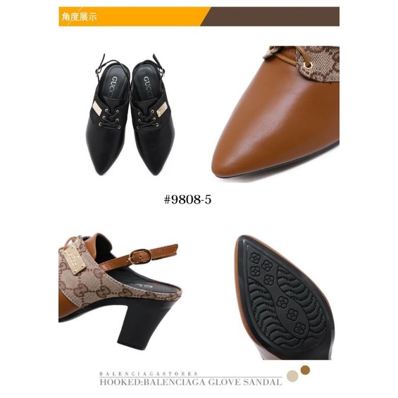 Jual (COD) NEW SEPATU IMPORT GUCCI HEELS *#9808-5H) | Shopee Indonesia