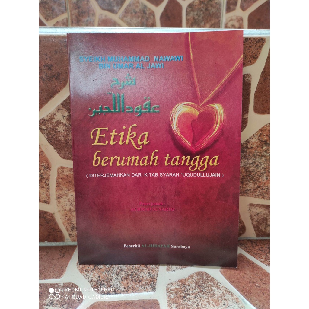 Jual kitab uqudulujain terjemah indonesia uqudul luzain ETIKA BERUMAH ...