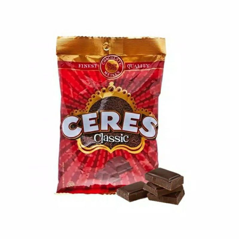 Jual Ceres classic COKLAT 90 gram mesis meses hagelslag 90gr cokelat ...