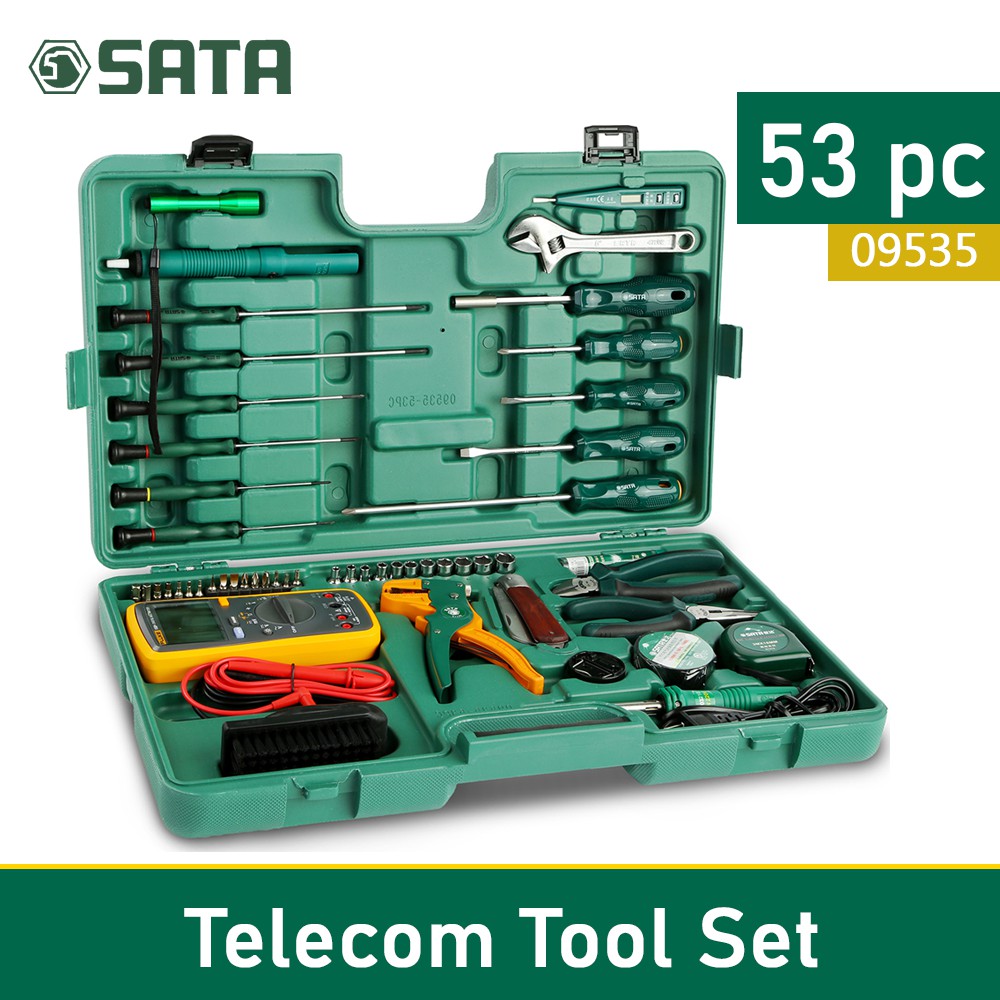 Jual MyHomey SATA TOOLS 53 Pc. Electrical Toolkit Set / Telecom Tool ...
