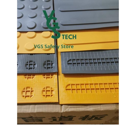 Jual ☻ BLIND ROAD SIDEWALK/SAFETY RUBBER TILE/TACTILE PAVING GUIDING ...
