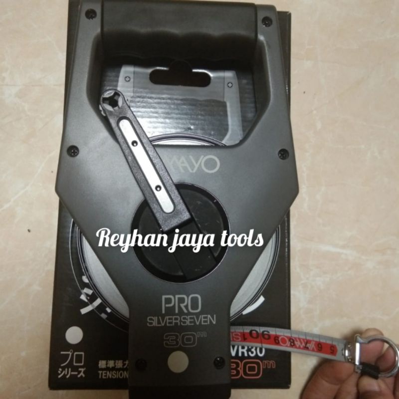 Jual Meteran Rool 30 meter YAMAYO PRO SILVER SEVEN VR-30 Original ...