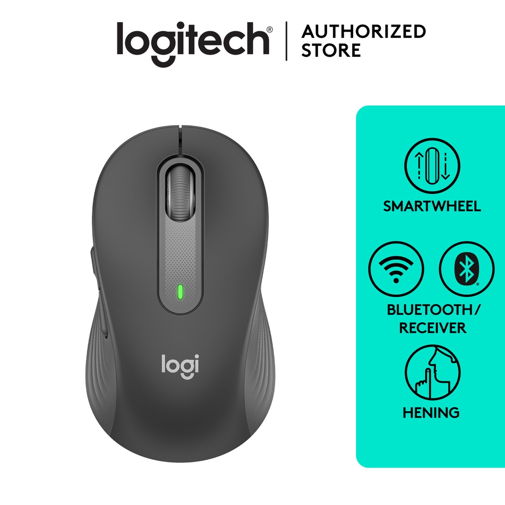 Jual Logitech Signature M650 L Wireless Mouse - Graphite | Shopee Indonesia