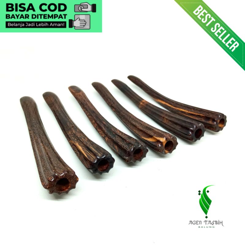 Jual Once Pipa Kayu Galih Asem Motif Belimbing Panjang 13cm | Shopee ...